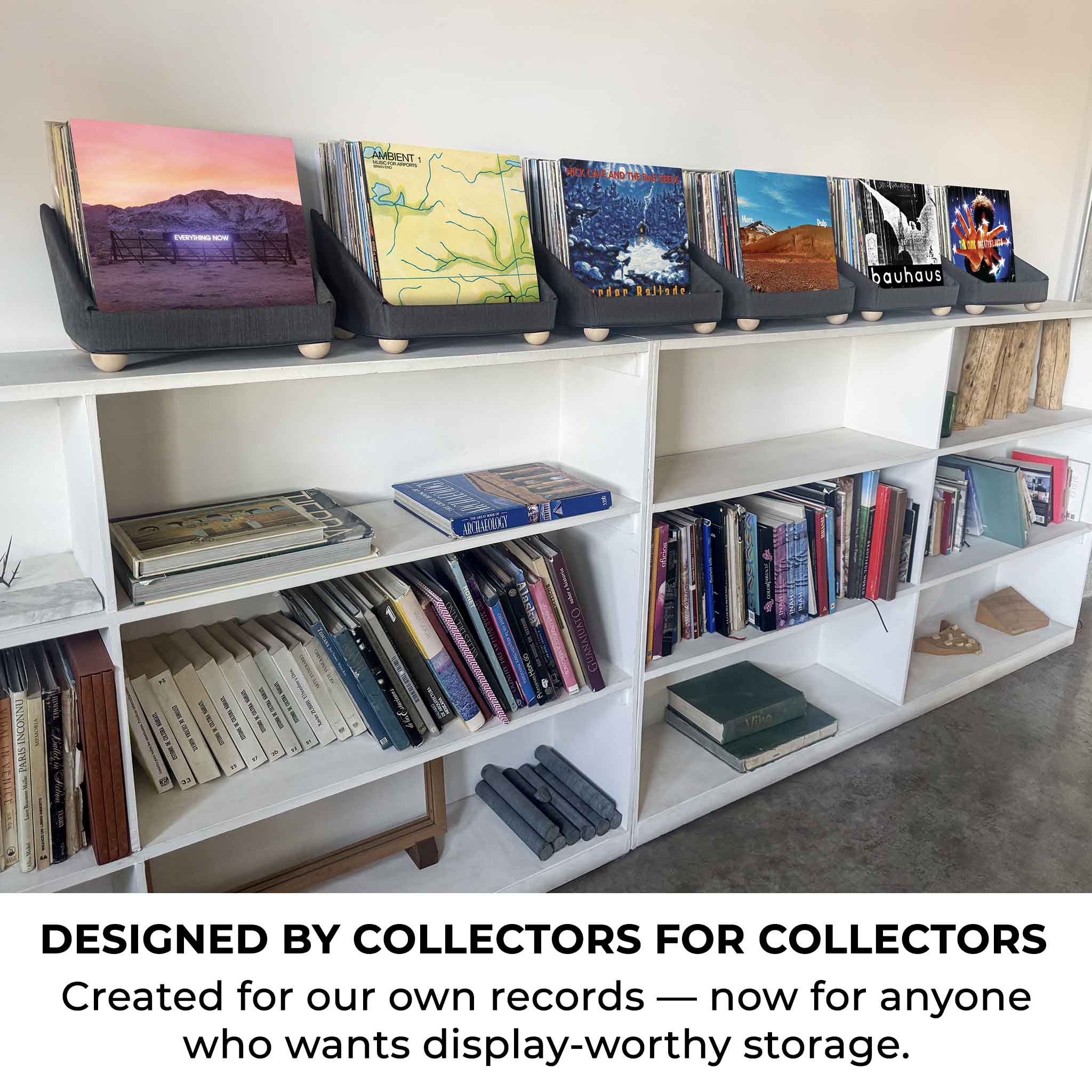 Record Roots Tabletop Storage System